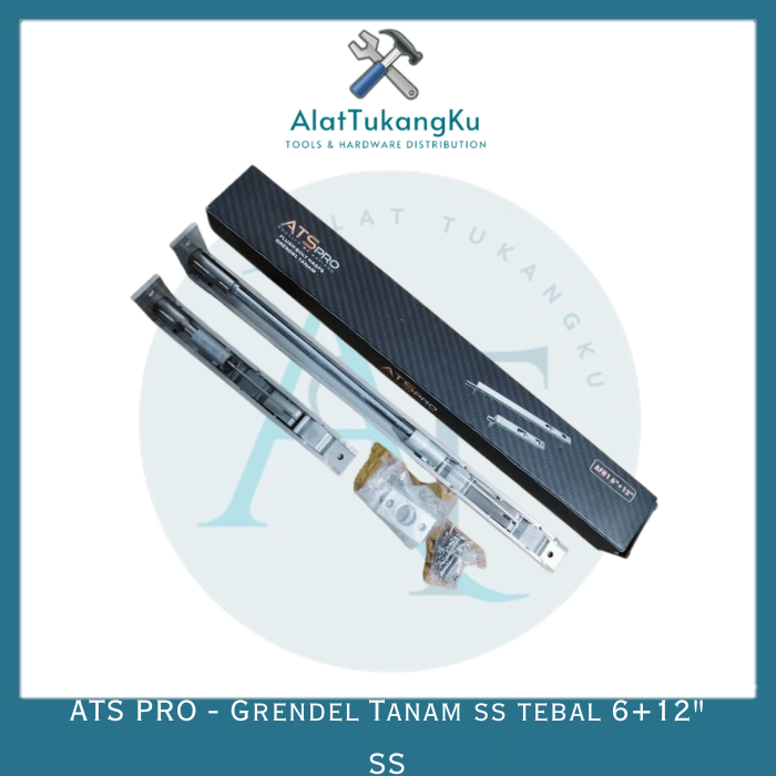Jual ATS PRO Grendel Tanam Pintu Rumah Stainless uk. 6"+12" / Slot ...