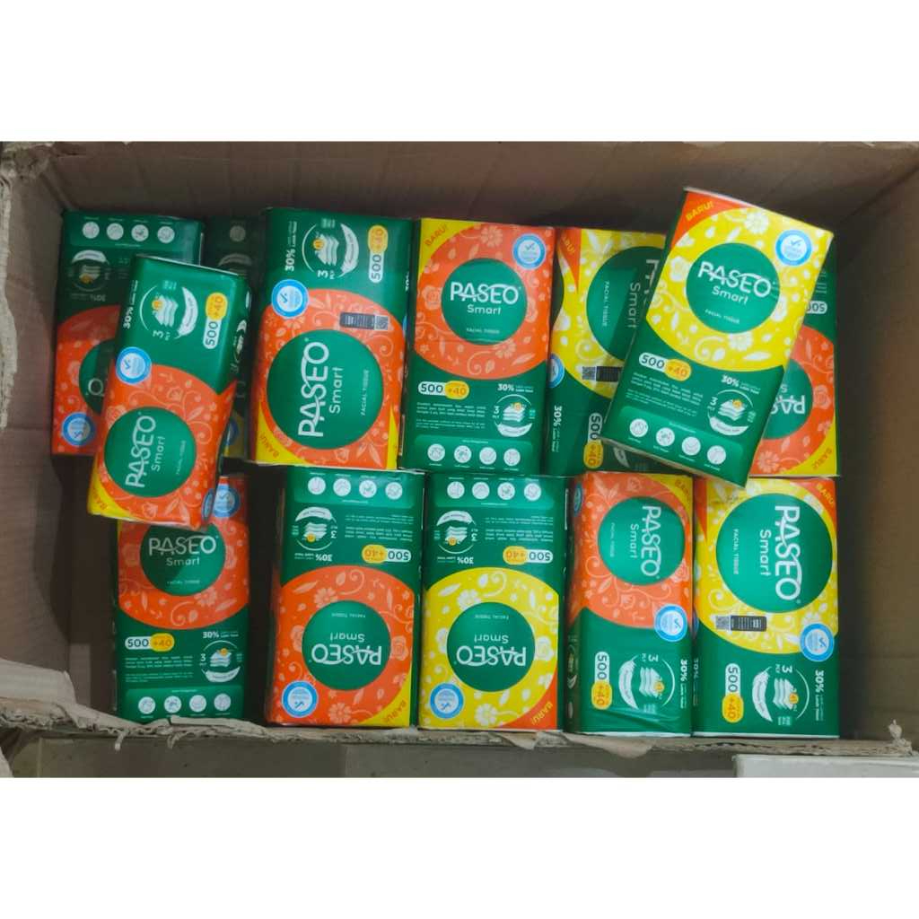 Jual Tisu Facial Merk Paseo Smart isi 180 Sheet 540Ply | Shopee Indonesia