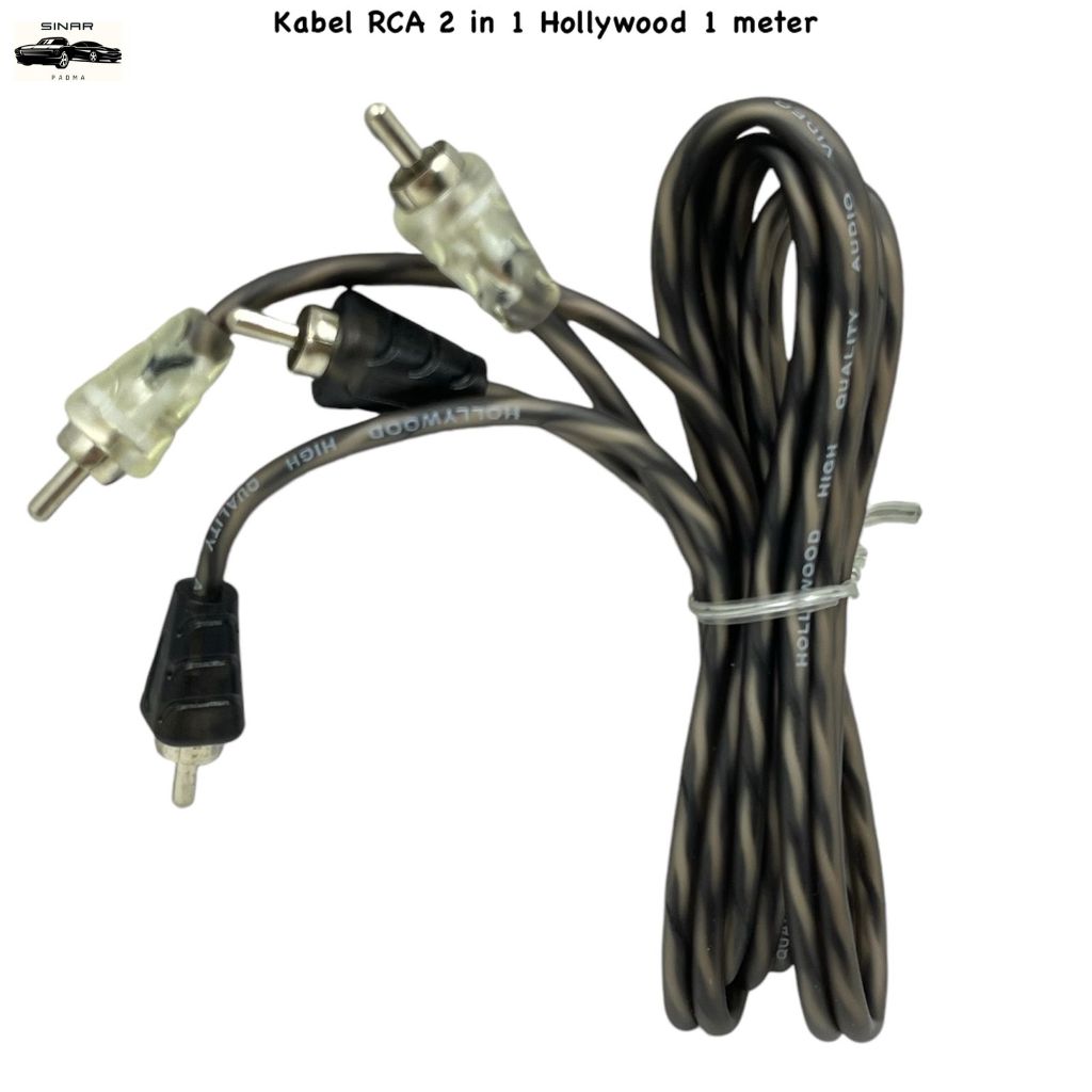 Jual Kabel RCA Audio Kabel RCA 2 in 1 Hollywood 1 meter | Shopee Indonesia