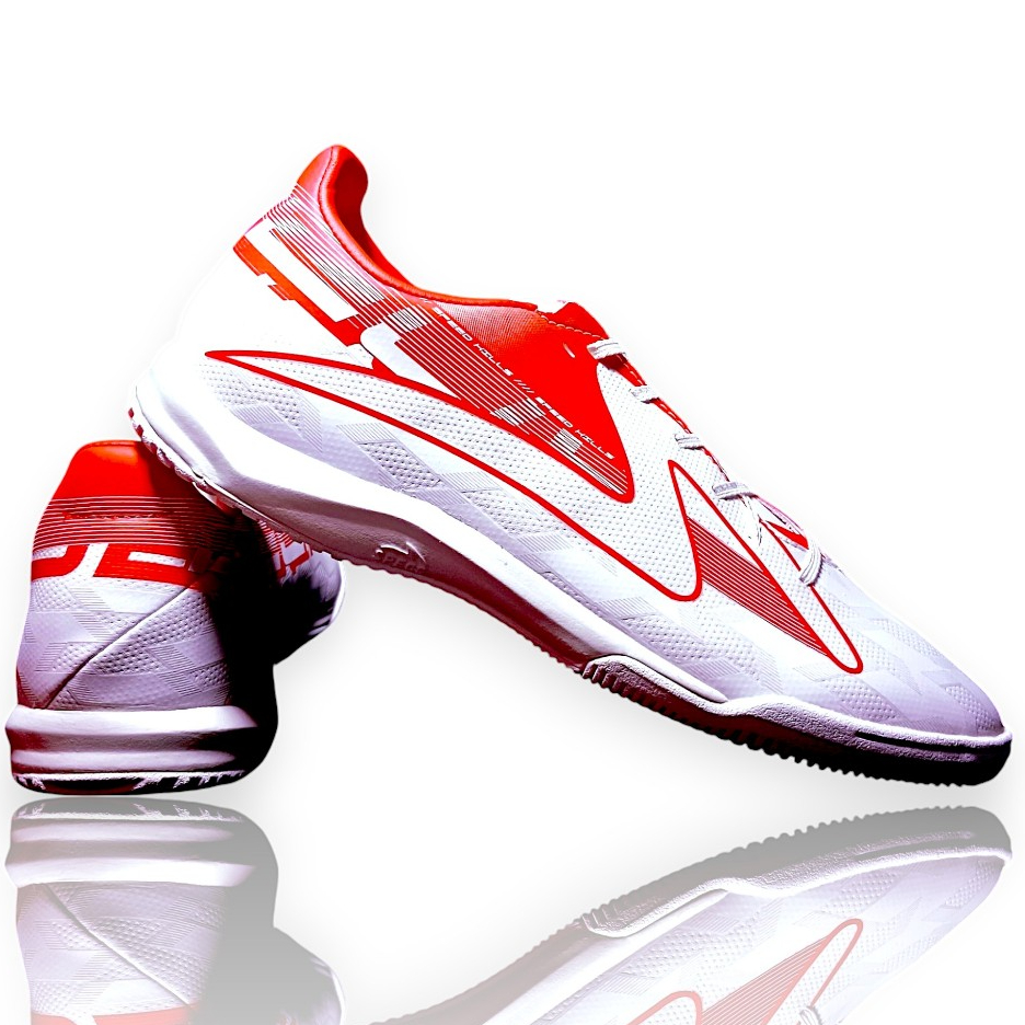 Jual Sepatu Futsal Specs Acc Deux In Luscent White Flame Scarlet ...