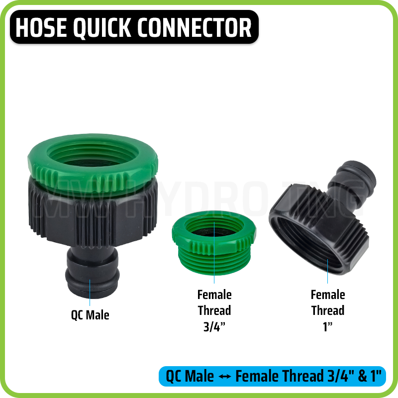 Jual Quick Connector Male to Female Thread 1 & 3/4 inch, Konektor ...