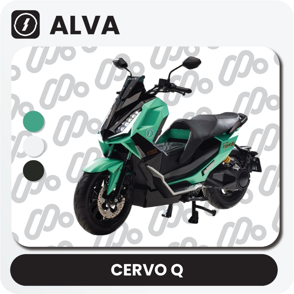 Jual ALVA CERVO Q ABS Motor Listrik 2 Batteries | Shopee Indonesia