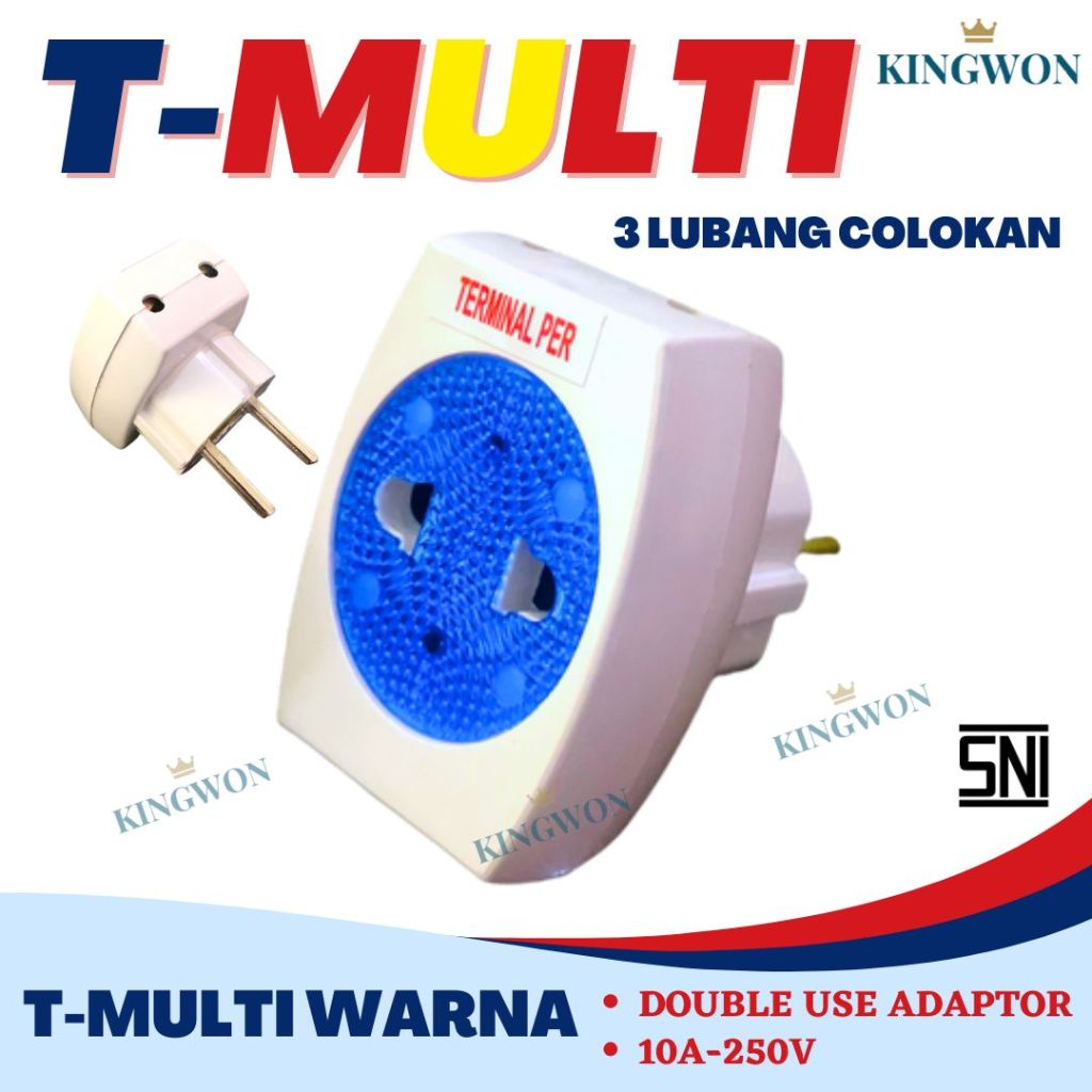 Jual STEKER T MULTI 3 LUBANG COLOKAN T MULTI 3 LUBANG COLOKAN LISTRIK ...