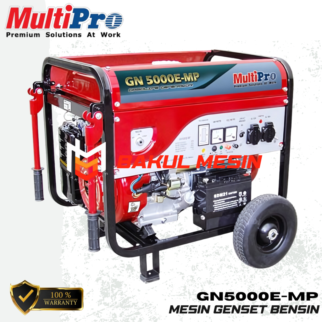 Jual Mesin Genset Bensin Multipro GN 5000E-MP Gasoline GN5000E-MP | Shopee Indonesia