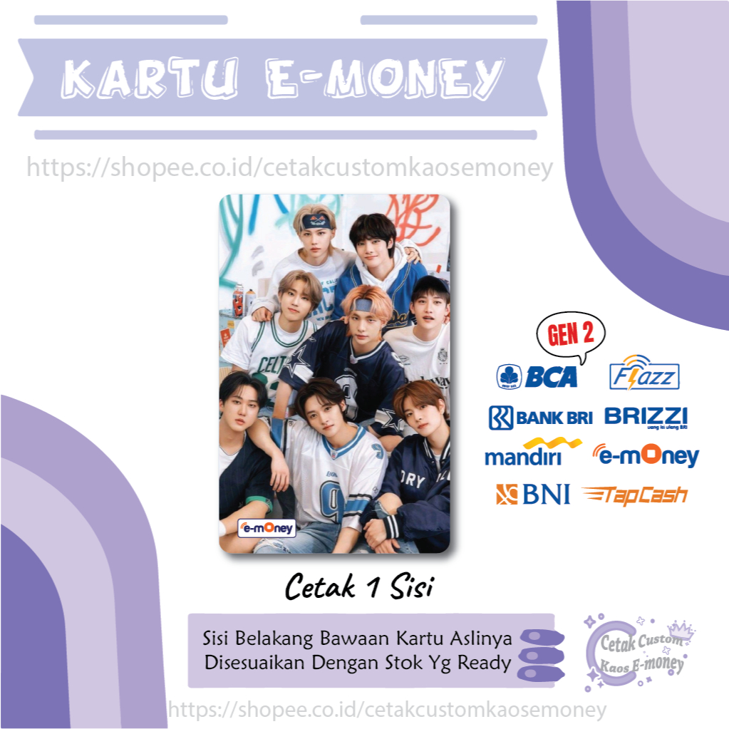 Jual KARTU E MONEY E TOLL GAMBAR KPOP STRAY KIDS PHOTO MEMBER EMONEY ...