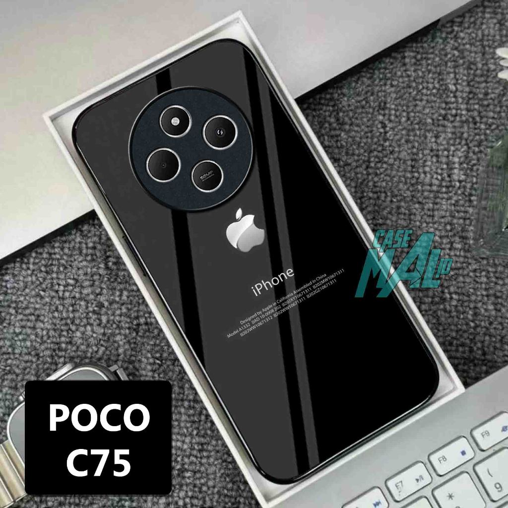 Jual (H01) Softcase Kaca Xiaomi Poco C75 Terbaru - Case Hp Xiaomi Poco ...
