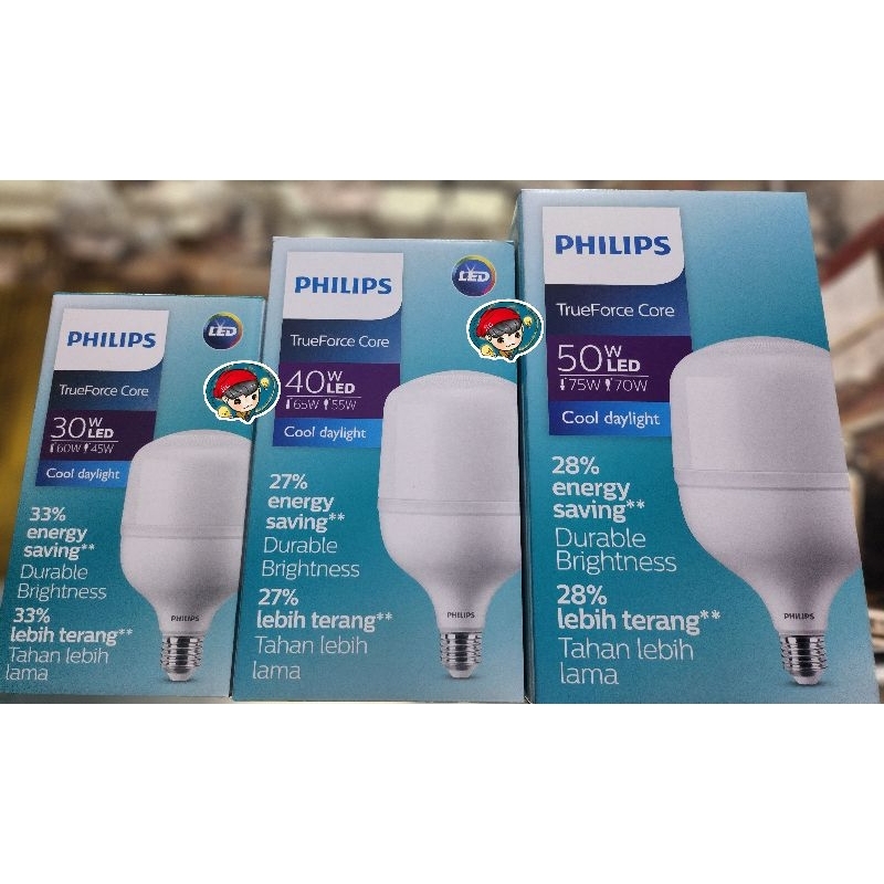 Jual Lampu LED Philips Kapsul TrueForce Core 30W 40W 50W Cool Daylight | Shopee Indonesia
