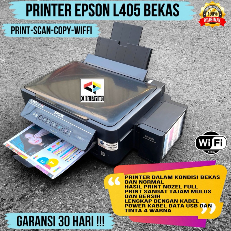 Jual Printer Epson L405 Print Scan Copy Wiffi | Shopee Indonesia