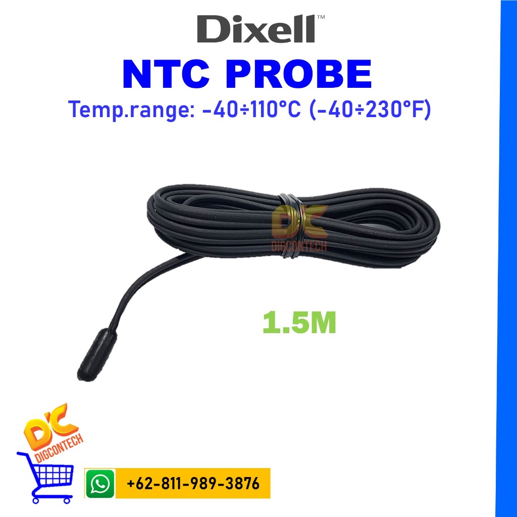 Jual Sensor NTC Dixell Probe 1.5m Hitam | Shopee Indonesia