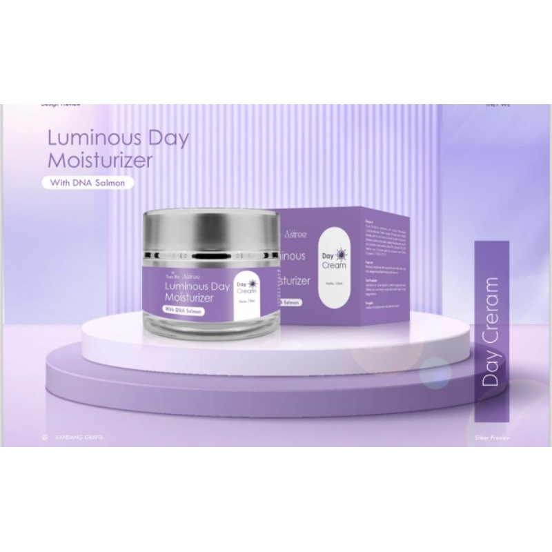 Jual LaViastree Luminous DAY Moisturizer with DNA SALMON / Krim siang ...