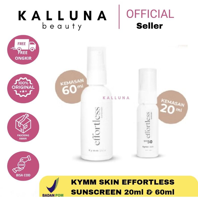 Jual KYMM SKIN Effortless Sunscreen SPF 50 | Shopee Indonesia