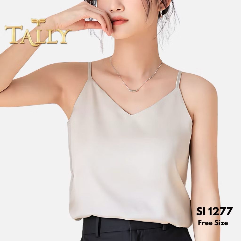 Jual YANTI98 - TANKTOP TALLY 1277 SATIN MODEL KOREAN TALI KECIL - TALLY ...