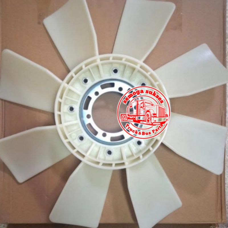 Jual Kipas Radiator Fan Blade Daun 8 FUSO 6D22 8DC9 HINO FM320 64cm ...