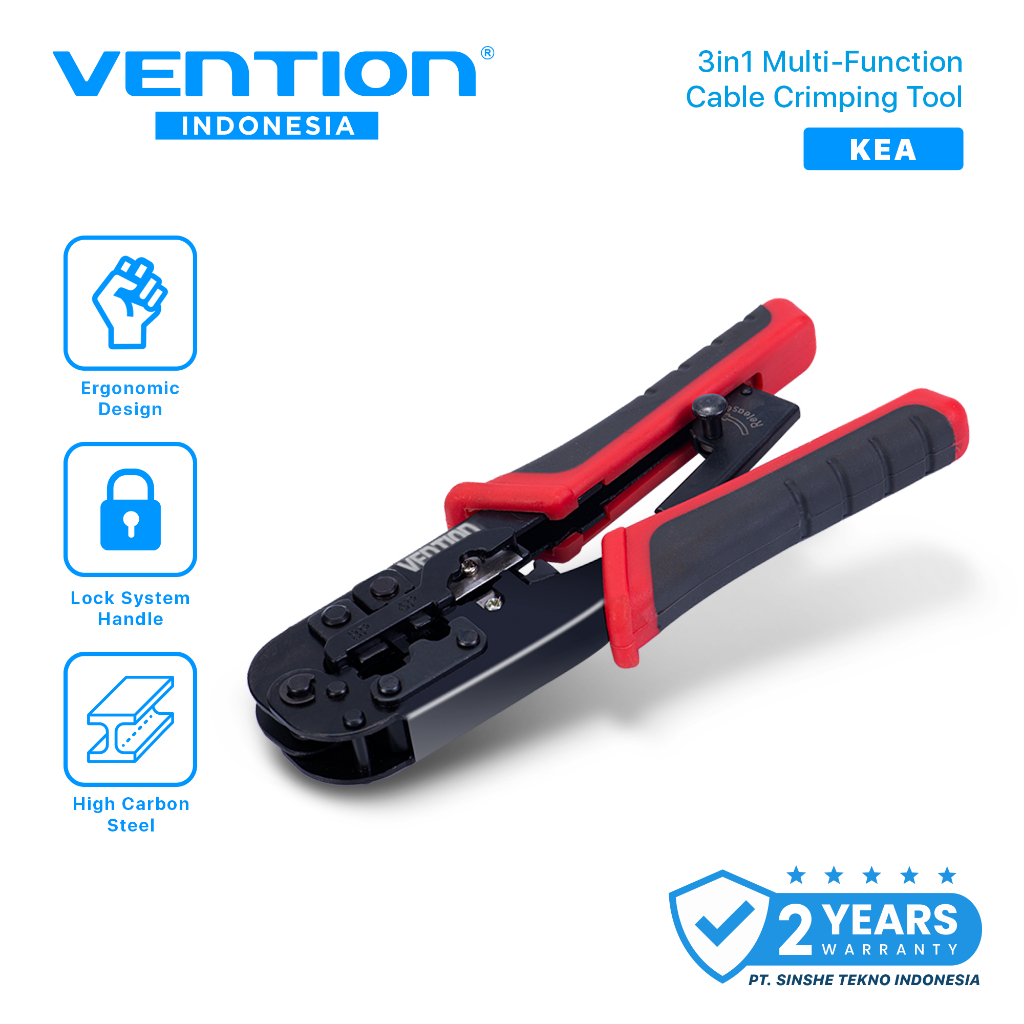 Jual Vention KEA KED Tang Crimping Tool LAN Network Cable 6P 8P RJ45 ...