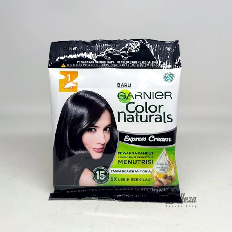 Jual Garnier Color Naturals Hair Color BLACK 1 - pewarna rambut creme ...