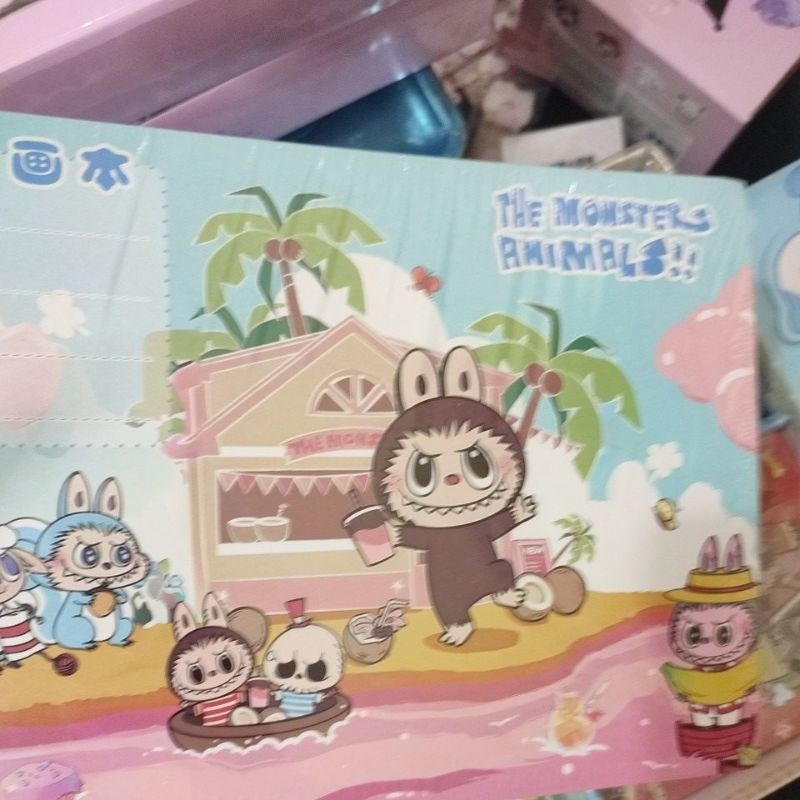 Jual 1 ls buku gambar labubu isi 12 sticker sanrio tas | Shopee Indonesia