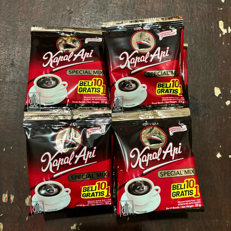 Jual Kapal Api Special Mix Sachet (1 RENCENG isi 10 SCHT) @23gr ...