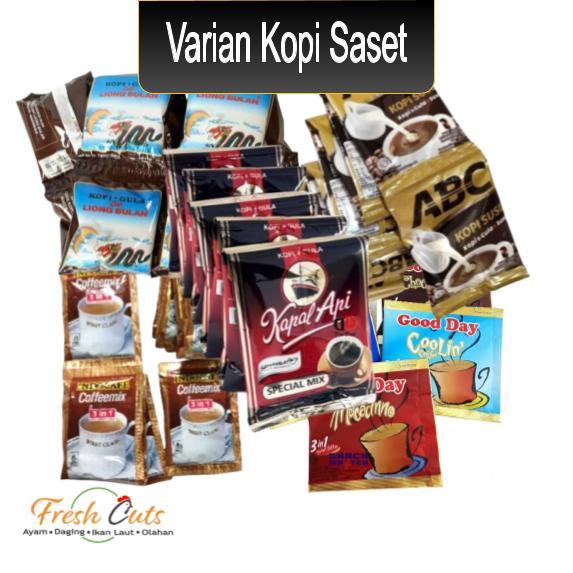 Jual Varian Kopi Saset / Sachet Kopi Kapal Api + Gula, Kopi Susu ABC ...