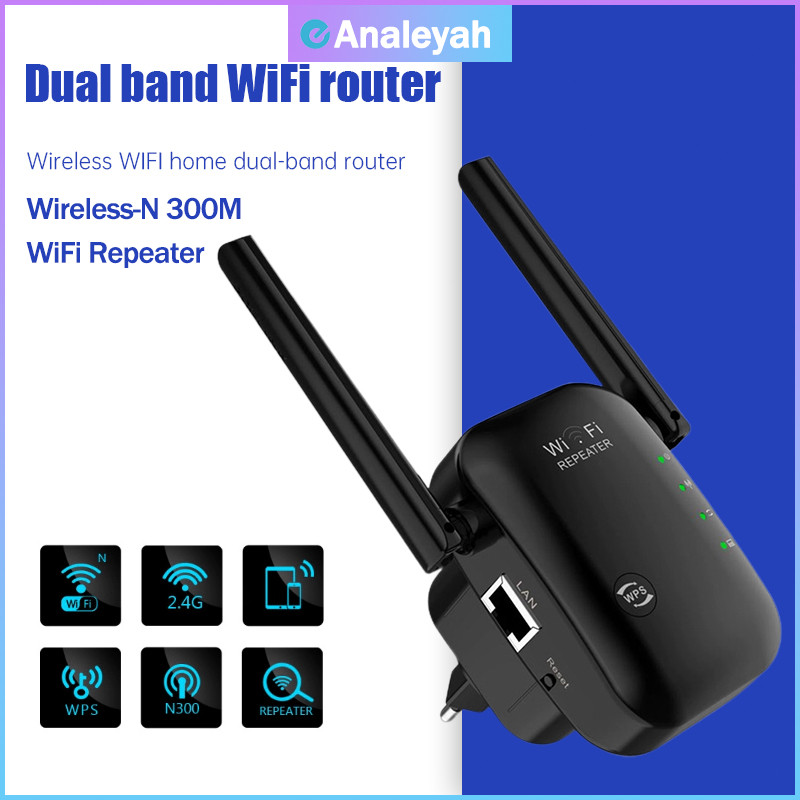 Jual New 300M WiFi Repeater Extender Antenna 300 Mbps Wireless Wifi ...