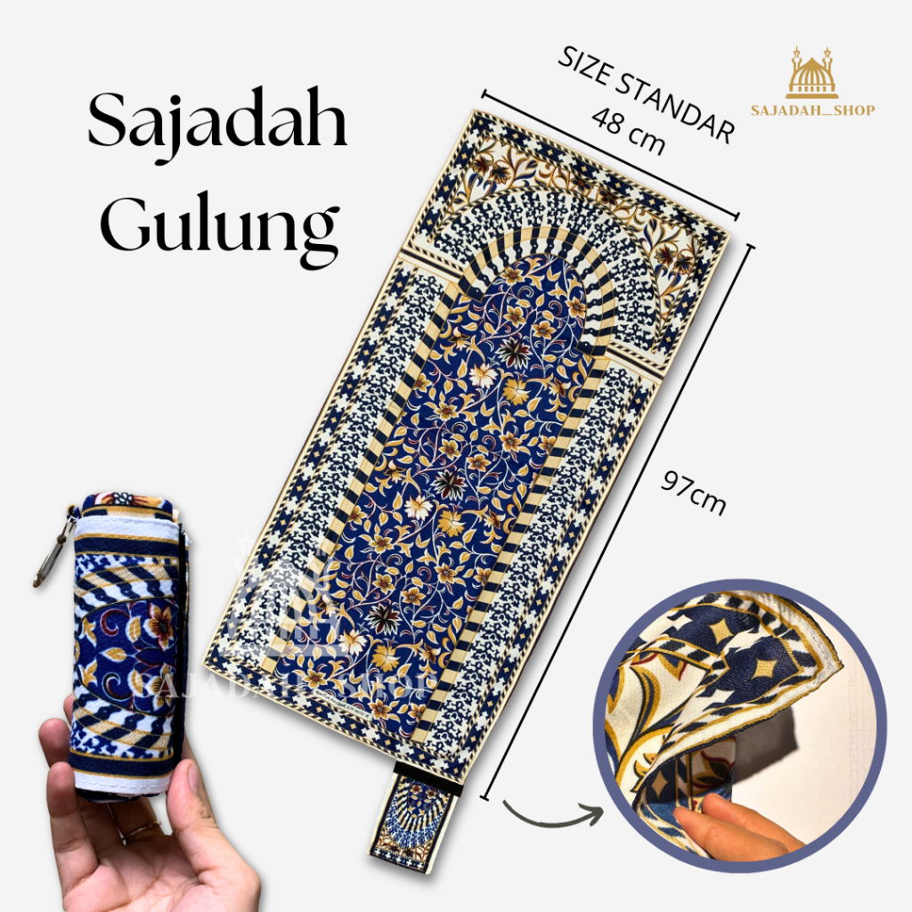 Jual Sajadah Travel Raudhah Roll Gulung Series Acichank Turkey Raudah ...