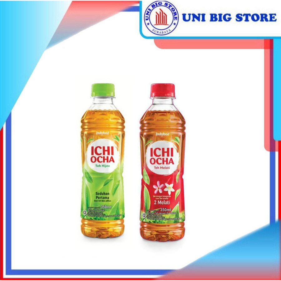 Jual Ichi Ocha Teh Hijau | Teh Melati 350 ml Botol | Shopee Indonesia