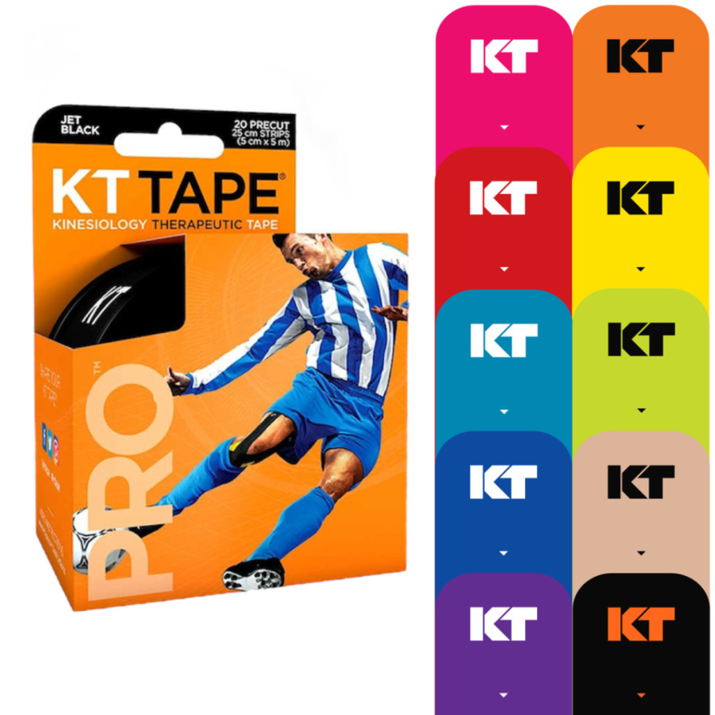 Jual KT Tape Pro Precut Semua Warna 20 Strips 5cm x 25cm 10” / Kinesiology Kinesio | Shopee ...