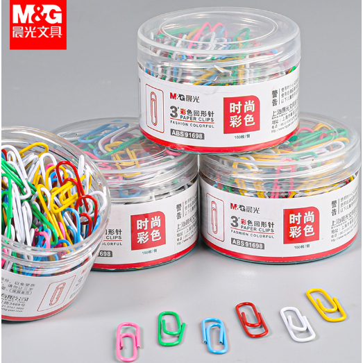 Jual M&G - Paper Clips No 3 Colorful / Klip Kertas Warna ABS91698 ...