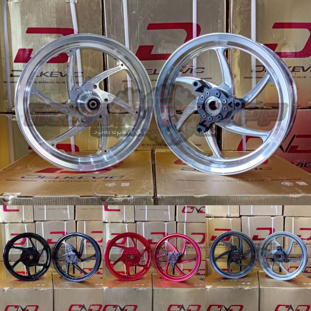Jual Velg Velk Velek Racing Palang Bintang DND Delkevic MOZ 6 Star Nmax ...