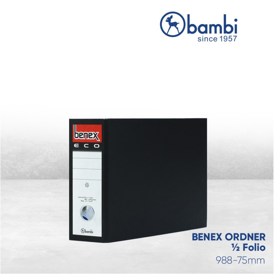 Jual Ordner Benex 988 Kwitansi Hitam ( 1 Dus 12 Pcs ) | Shopee Indonesia