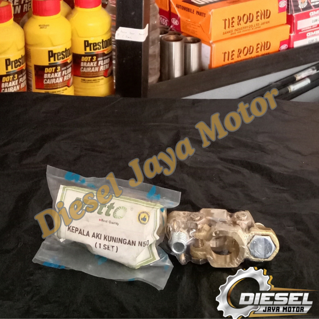 Jual Klem Aki / Clemp Accu Kuningan N50 (MATTO) | Shopee Indonesia