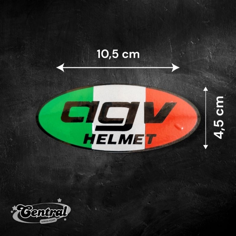 Jual Sticker AGV Stiker Helm AGV | Stiker cutting | Logo AGV | Laminasi ...