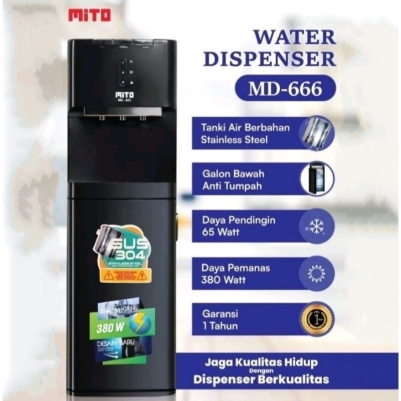 Jual BATAM - MITO MD666 MD 666 MD777 MD 777 dispenser galon bawah 3 ...