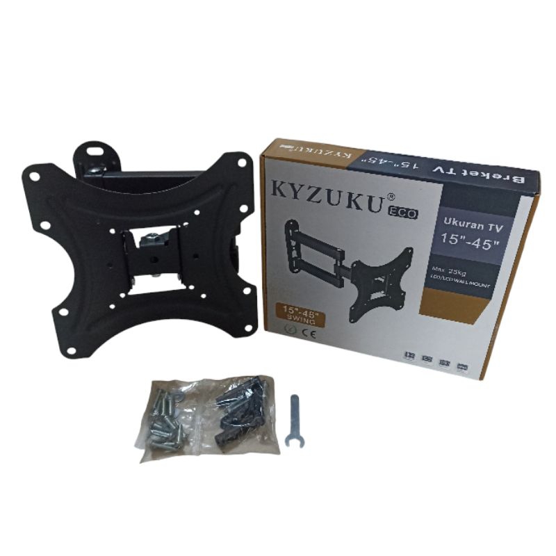 Jual Bracket TV Dinding LED / LCD KYZUKU ECO Swivel Bisa Dari Ukuran 15 ...