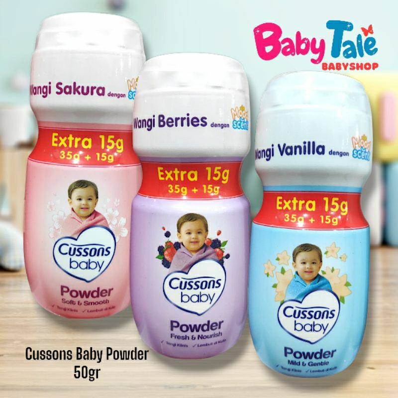 Jual Bedak Bayi Cussons Baby Powder 50gr | Shopee Indonesia