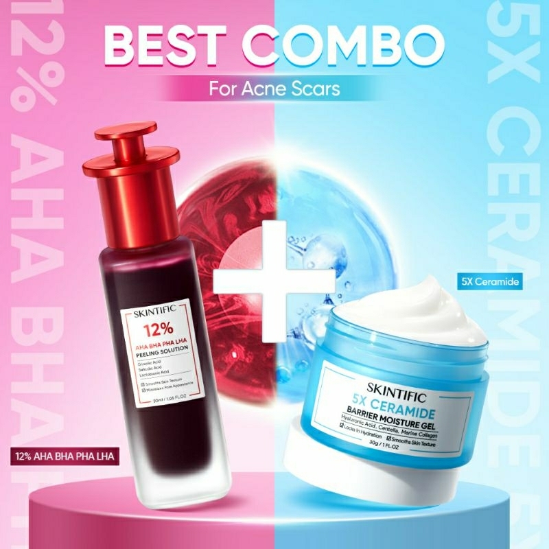 Jual SKINTIFIC [Bundle 2PCS] - 12% AHA BHA PHA LHA Peeling Solution ...