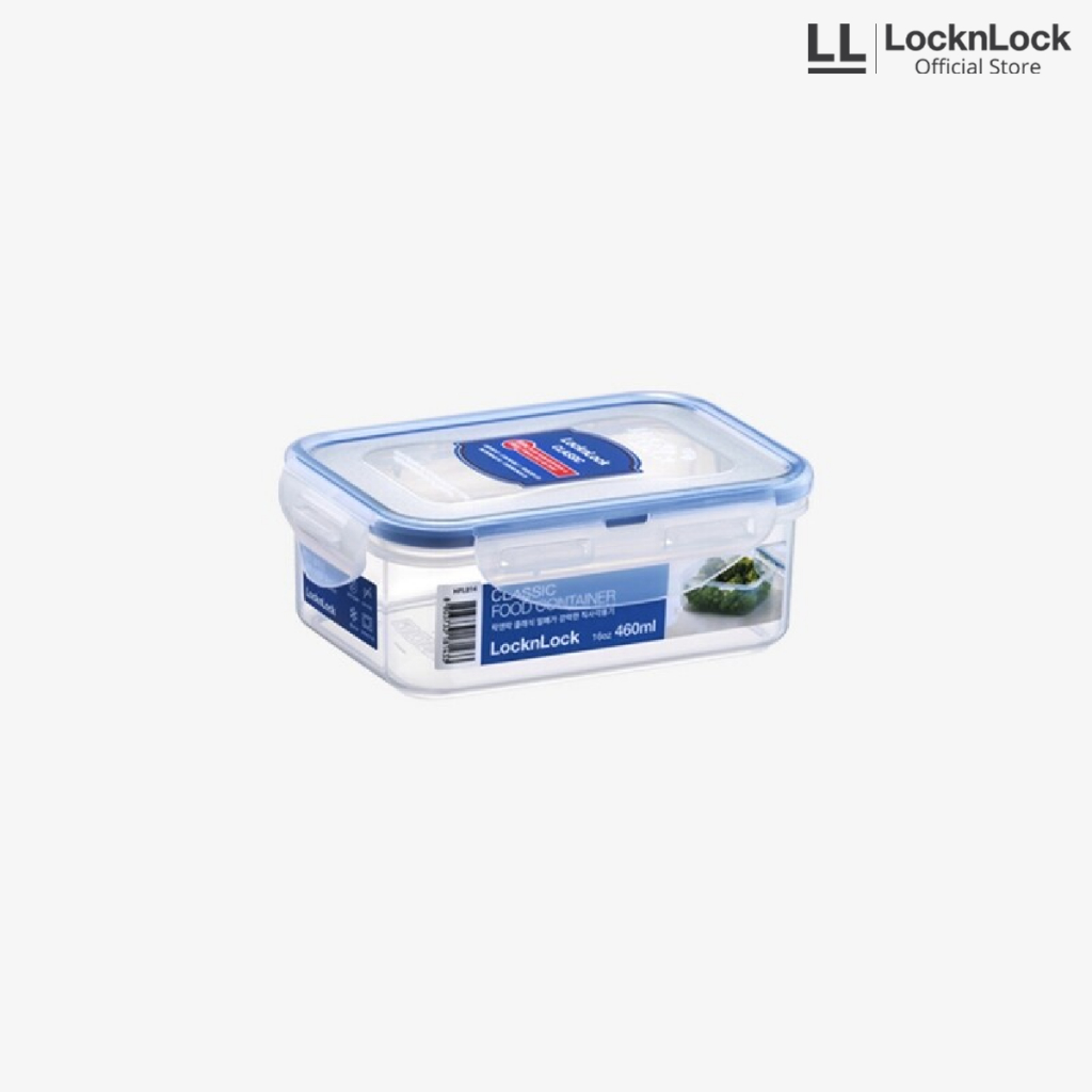 Jual LocknLock Classic Kotak Makan Rectangular Short 460ml - HPL814 ...