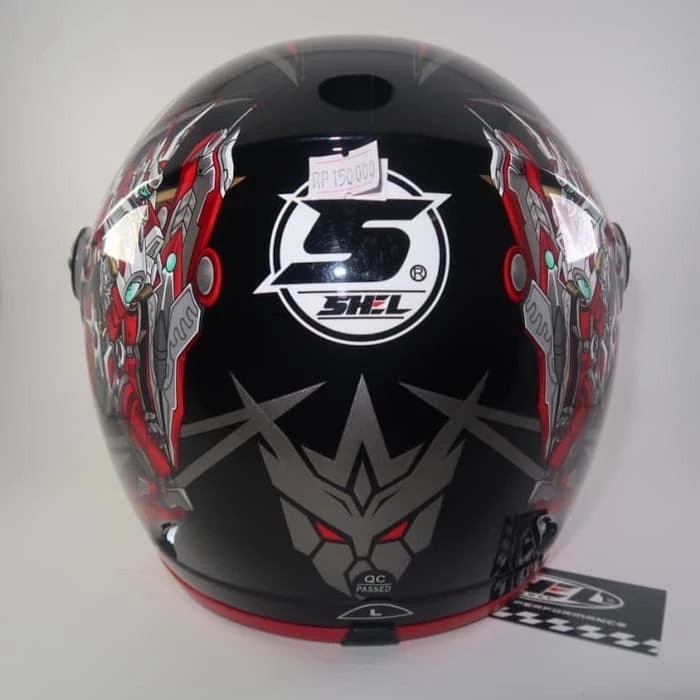 Jual Helm Anak Junior Corak Transformer Red / Robot / Animasi (Merk ...