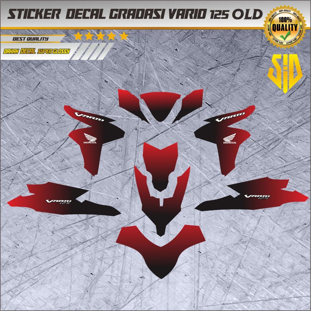 Jual STIKER DECAL GRADASI VARIO OLD 125 / DECAL STICKER VARIO OLD ...