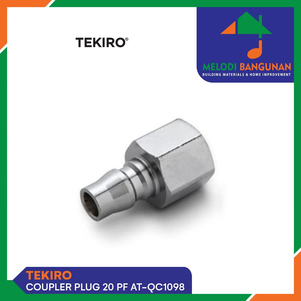 Jual Tekiro - Air Quick Coupler Kopler Plug Sambungan Kompresor Angin 20 PF AT-QC1098 | Shopee ...