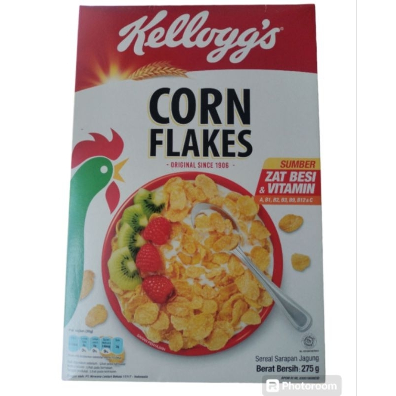Jual Kelloggs Corn Flakes Cereal 275g | Sereal Kelloggs Corn Flakes 275g | Shopee Indonesia
