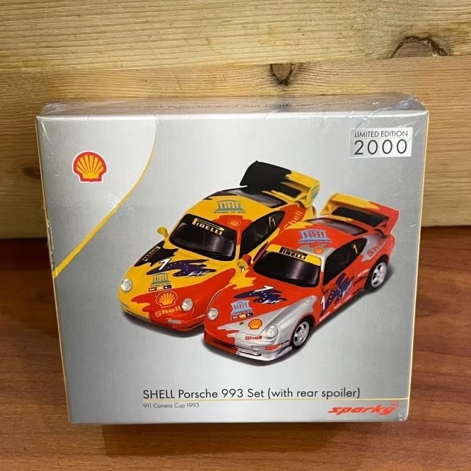 Jual SPARKY X TINY 1/64 PORSCHE 993 CARRERA CUP 1993 SHELL COMBO WITH ...