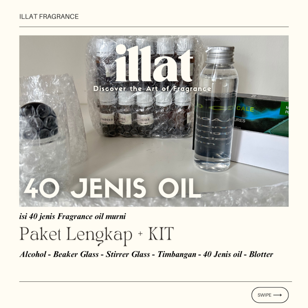 Jual Perfume making Kit / FULL SET Fragrance Oil by ILLAT FRAGRANCE ...