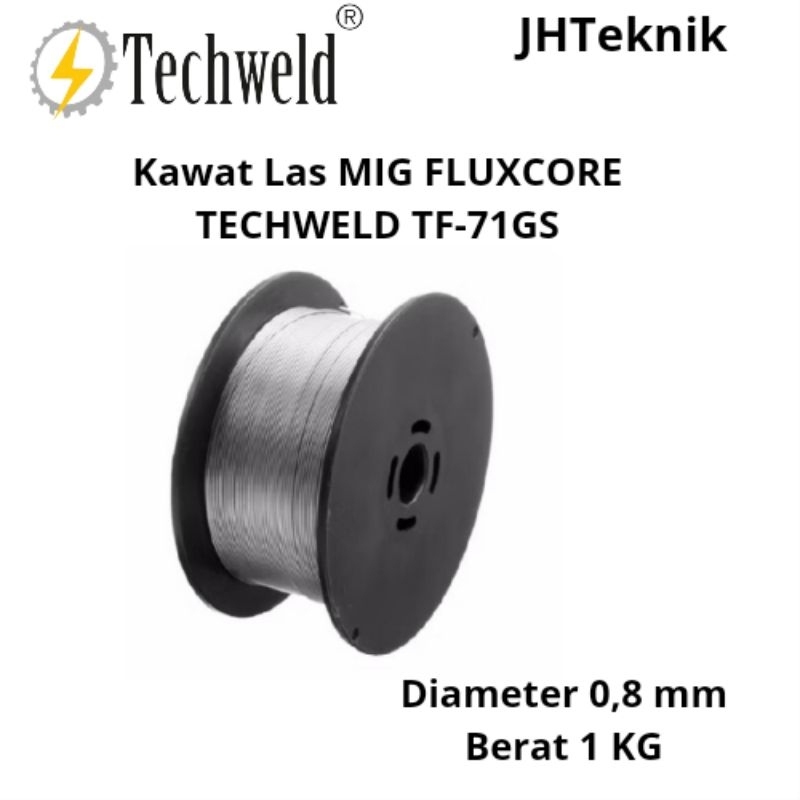 Jual Kawat Las Mig Flux Core 0,8mm TECHWELD/Kawat Las Rol TECHWELD 0 ...