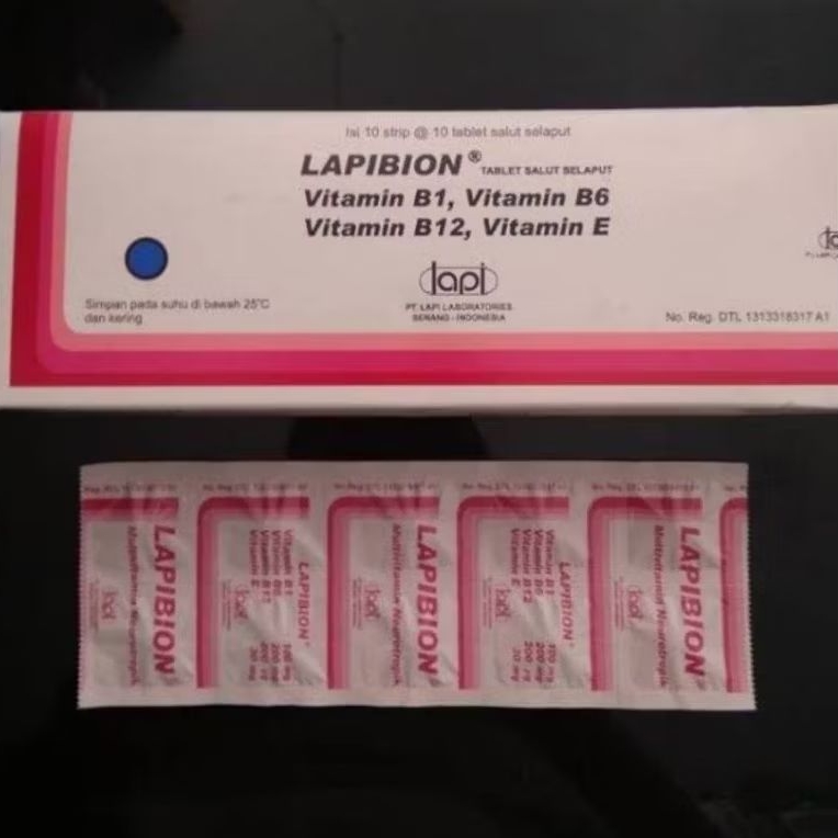 Jual LAPIBION STRIP 10 TABLET | Shopee Indonesia