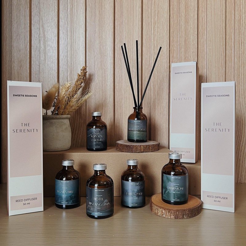 Jual The Serenity Reed Diffuser by Sweetie Seasons | Pengharum Pewangi Ruangan | Shopee Indonesia