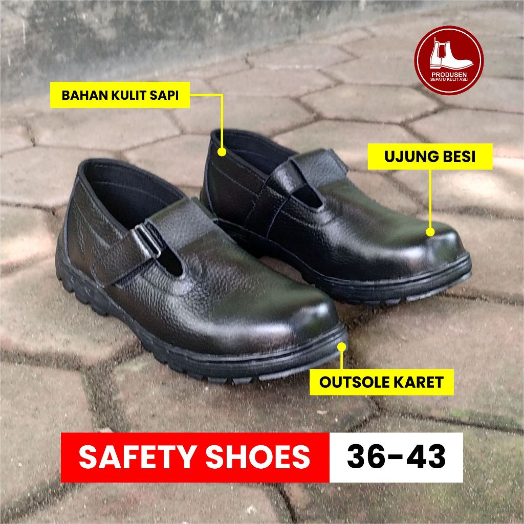 Jual SEPATU SAFETY WANITA SEFTY CEWEK PRIA COWOK SEPTI PROYEK SEKOLAH ...