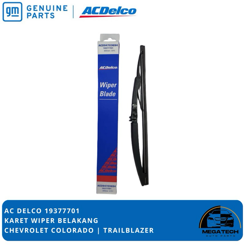 Jual KARET WIPER BELAKANG CHEVROLET TRAILBLAZER | COLORADO AC DELCO ...