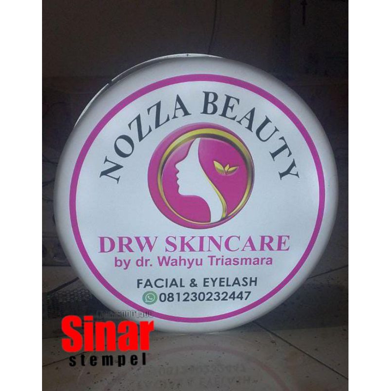 Jual Neon Box Custom ukuran 50 cm | Shopee Indonesia