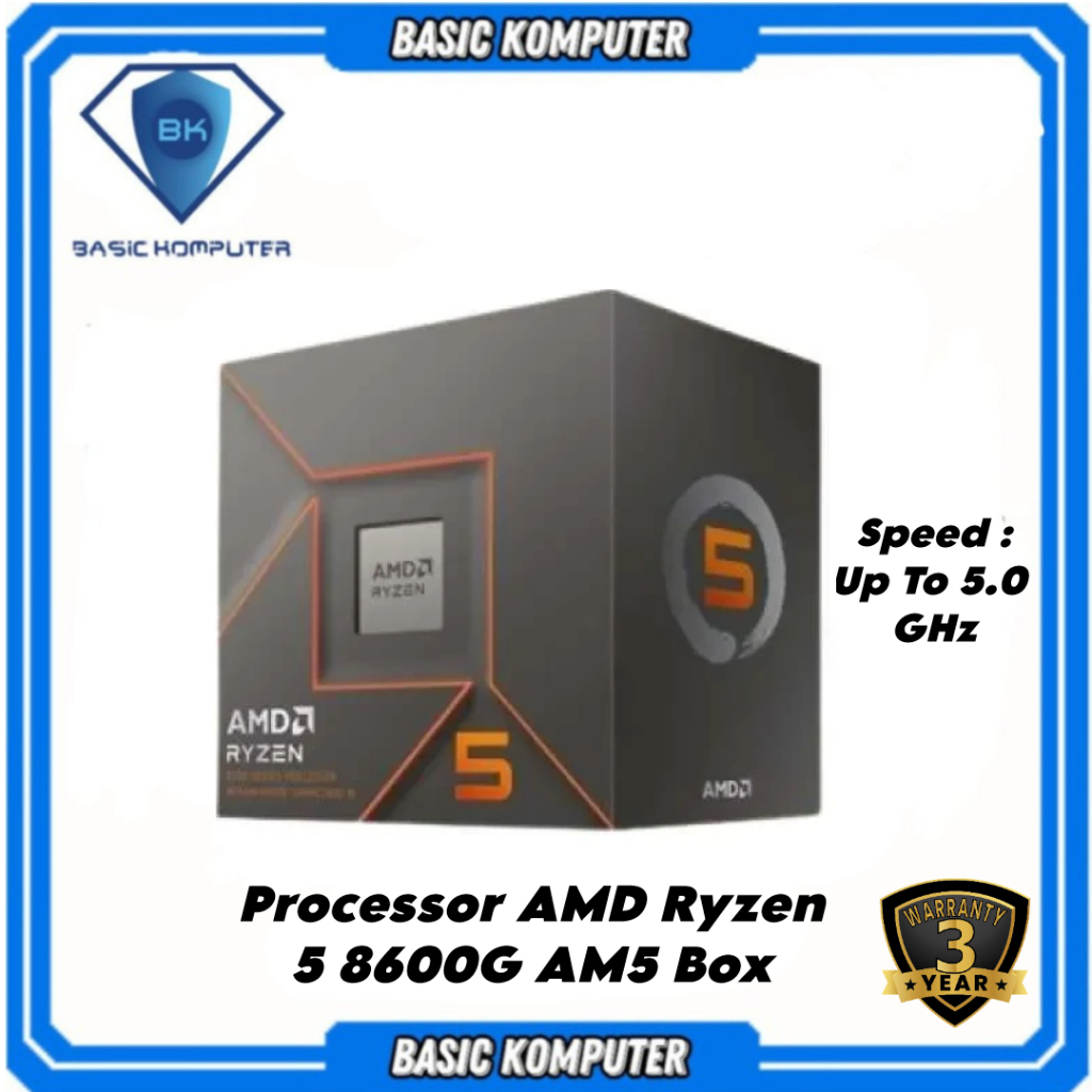 Jual PROCESSOR AMD RYZEN 5 8600G BOX | Shopee Indonesia