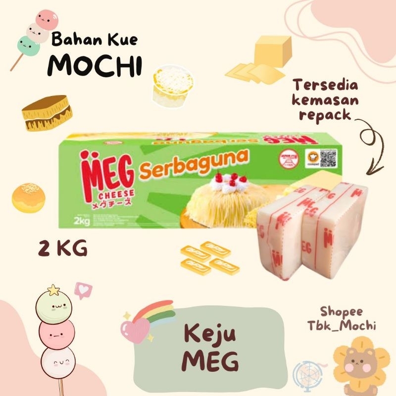 Jual MEG Keju Serbaguna 2 KG / MEG Cheese | Shopee Indonesia